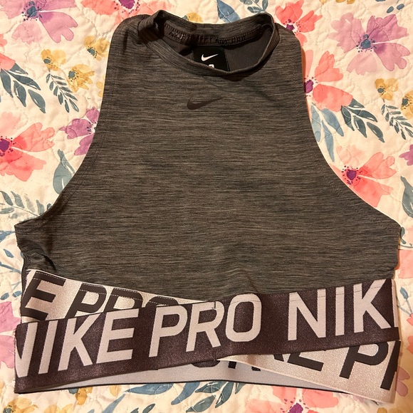 Nike | Tops | Nike Pro Crop Top | Poshmark